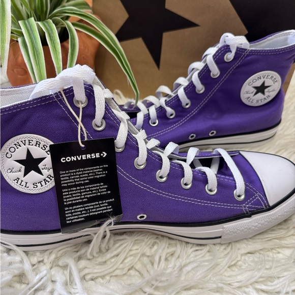 Converse | Shoes | Newconverse Chuck Taylor All Star Hightop Purple ...